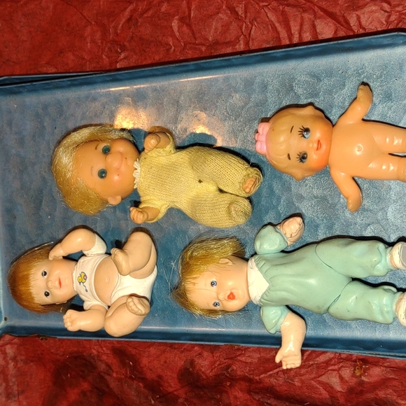 Antique | Toys | Small Antique Baby Dolls4 Total2 In3in Talldoll In ...